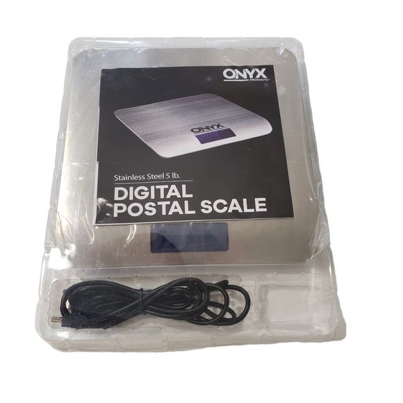 Onyx | Office | Onyx Digital Postal Scale Stainless Steal 5 Lbs Usb ...